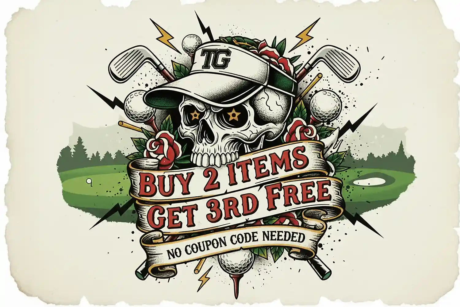 Sale Rack Special: Buy 2 Get 3rd Free | Premium Golf Apparel | Tattoo Golf